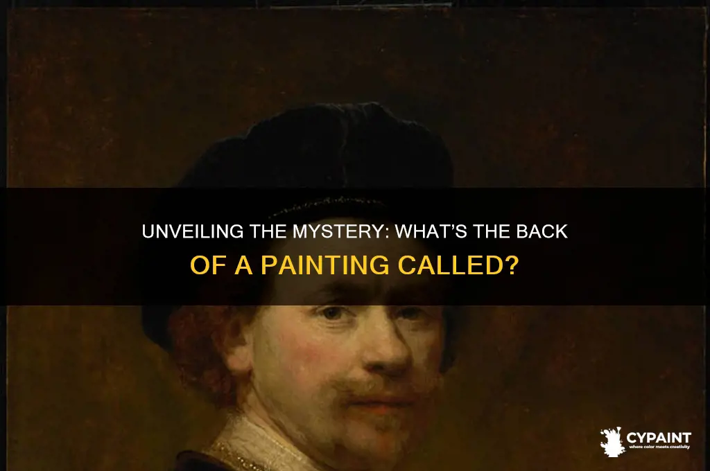 Unveiling The Mystery: What’S The Back Of A Painting Called? | CyPaint