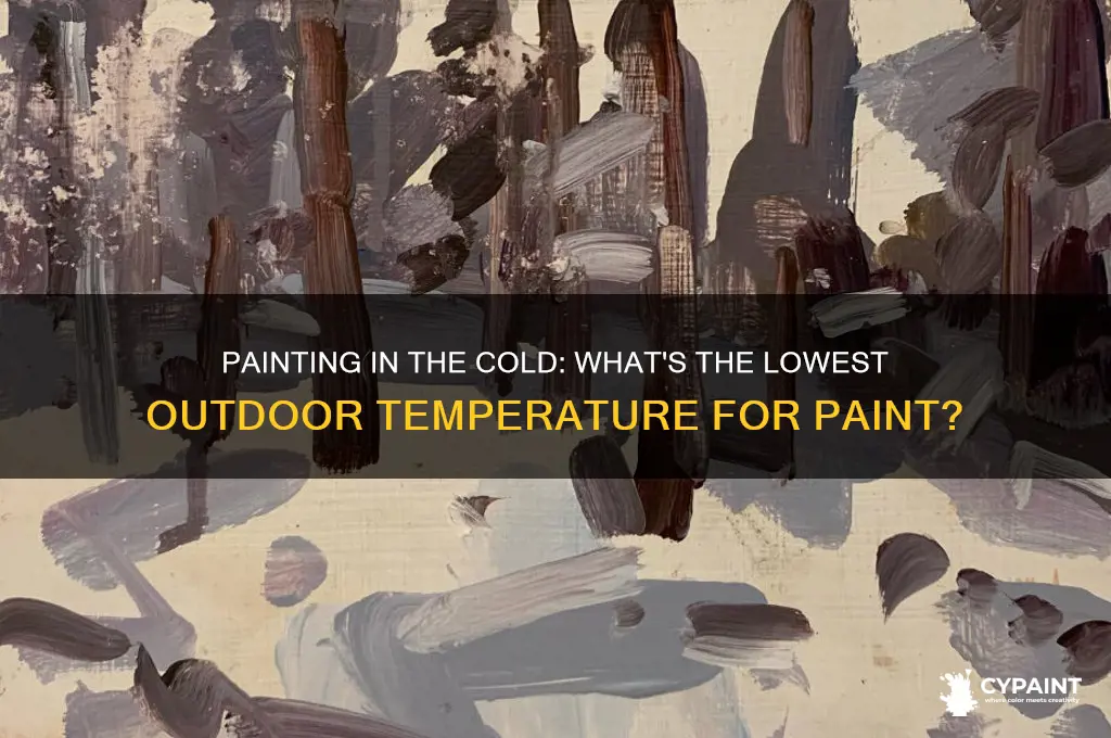Painting In The Cold: What's The Lowest Outdoor Temperature For Paint ...
