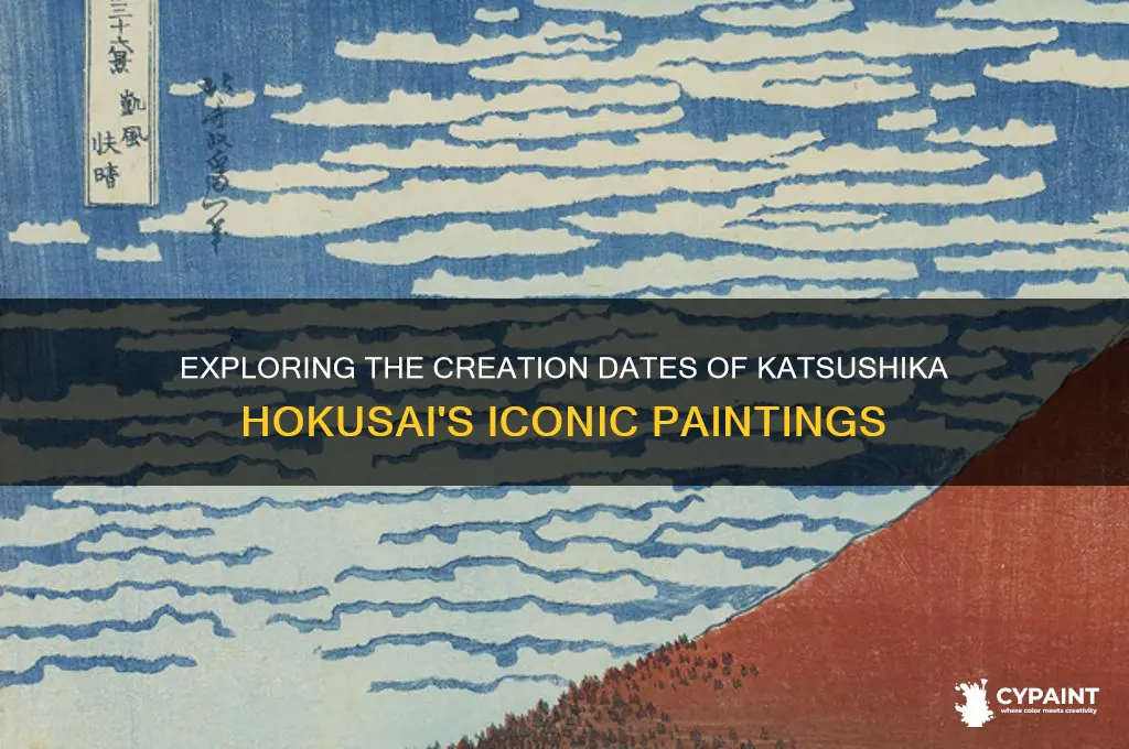 Exploring The Creation Dates Of Katsushika Hokusai's Iconic Paintings ...