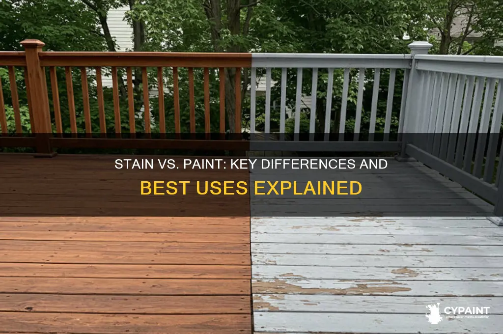 Stain Vs. Paint: Key Differences And Best Uses Explained | CyPaint