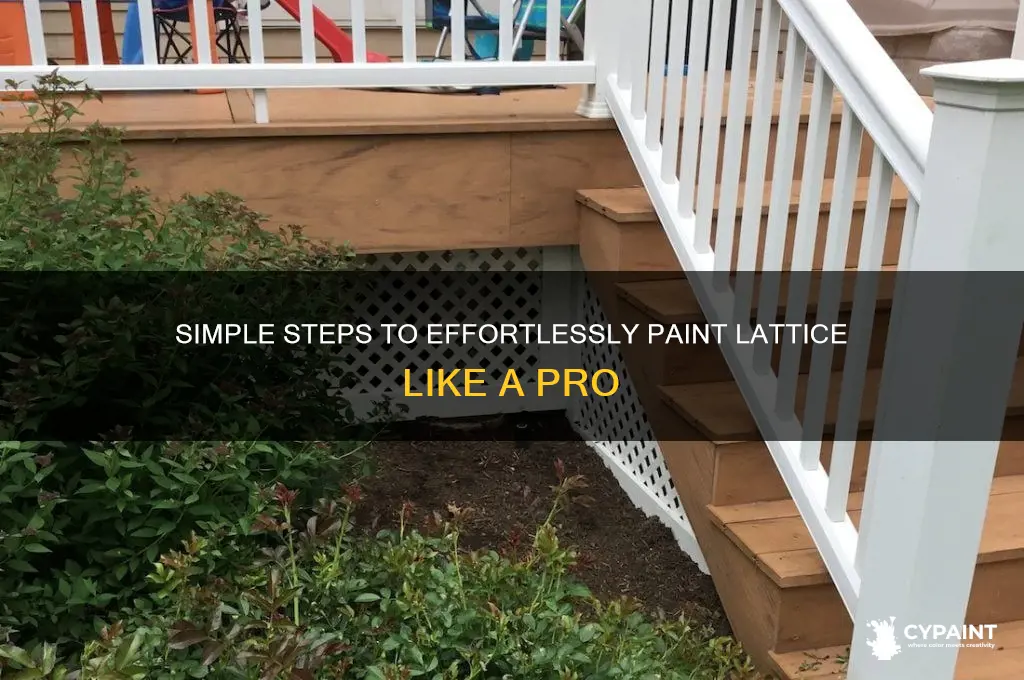 Simple Steps To Effortlessly Paint Lattice Like A Pro | CyPaint