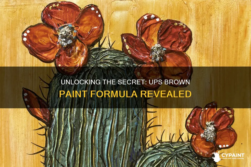 Unlocking The Secret: Ups Brown Paint Formula Revealed | CyPaint
