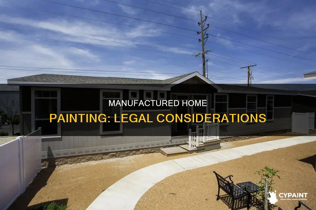 Manufactured Home Painting: Legal Considerations | CyPaint
