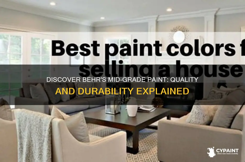 Discover Behr's Mid-Grade Paint: Quality And Durability Explained | CyPaint