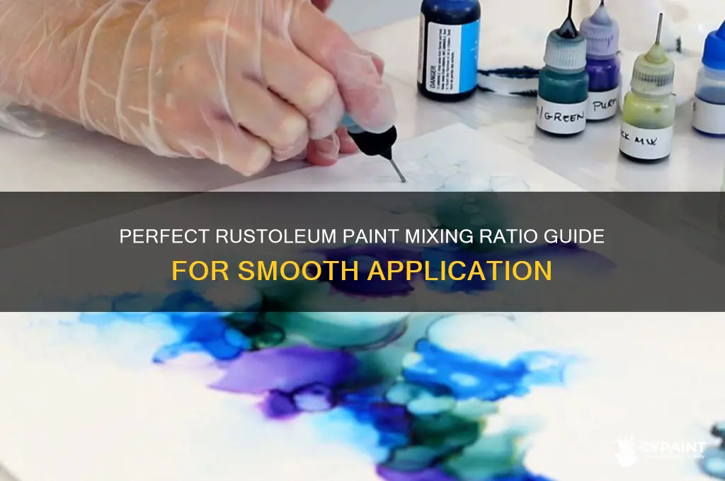 Perfect Rustoleum Paint Mixing Ratio Guide For Smooth Application | CyPaint