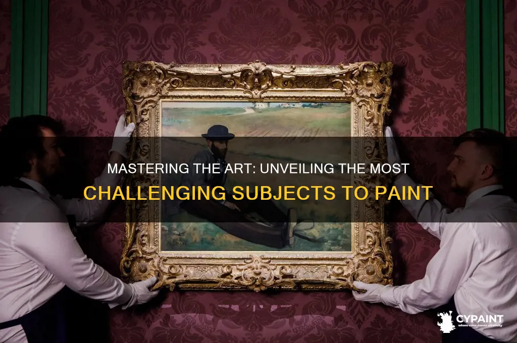 Mastering The Art: Unveiling The Most Challenging Subjects To Paint ...