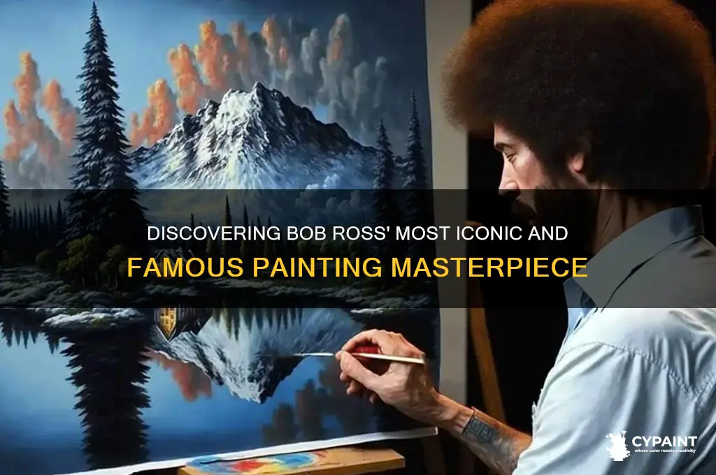 Discovering Bob Ross' Most Iconic And Famous Painting Masterpiece | CyPaint