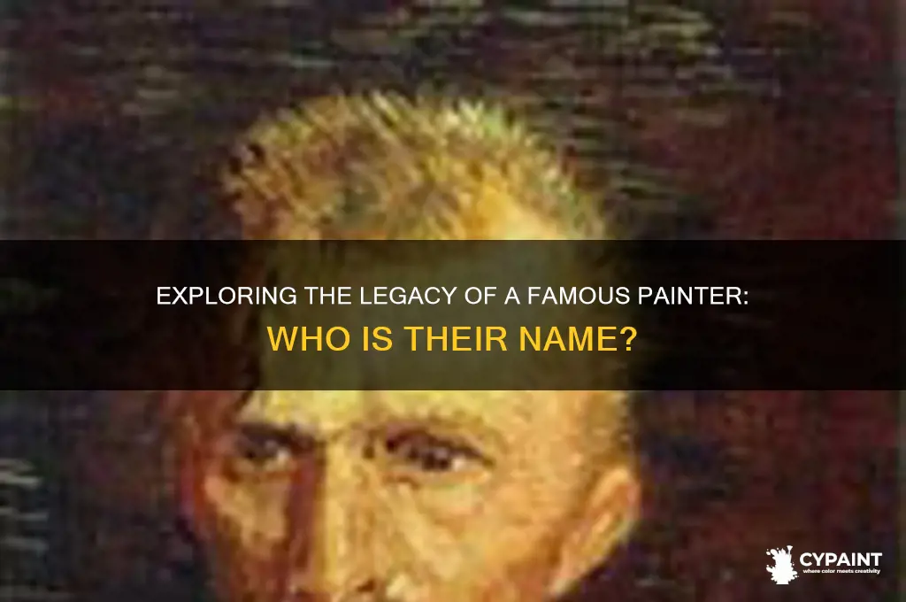 Exploring The Legacy Of A Famous Painter: Who Is Their Name? | CyPaint
