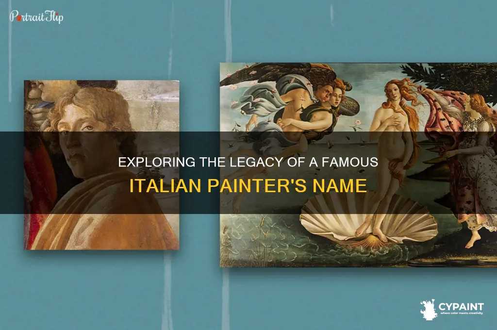 Exploring The Legacy Of A Famous Italian Painter's Name | CyPaint