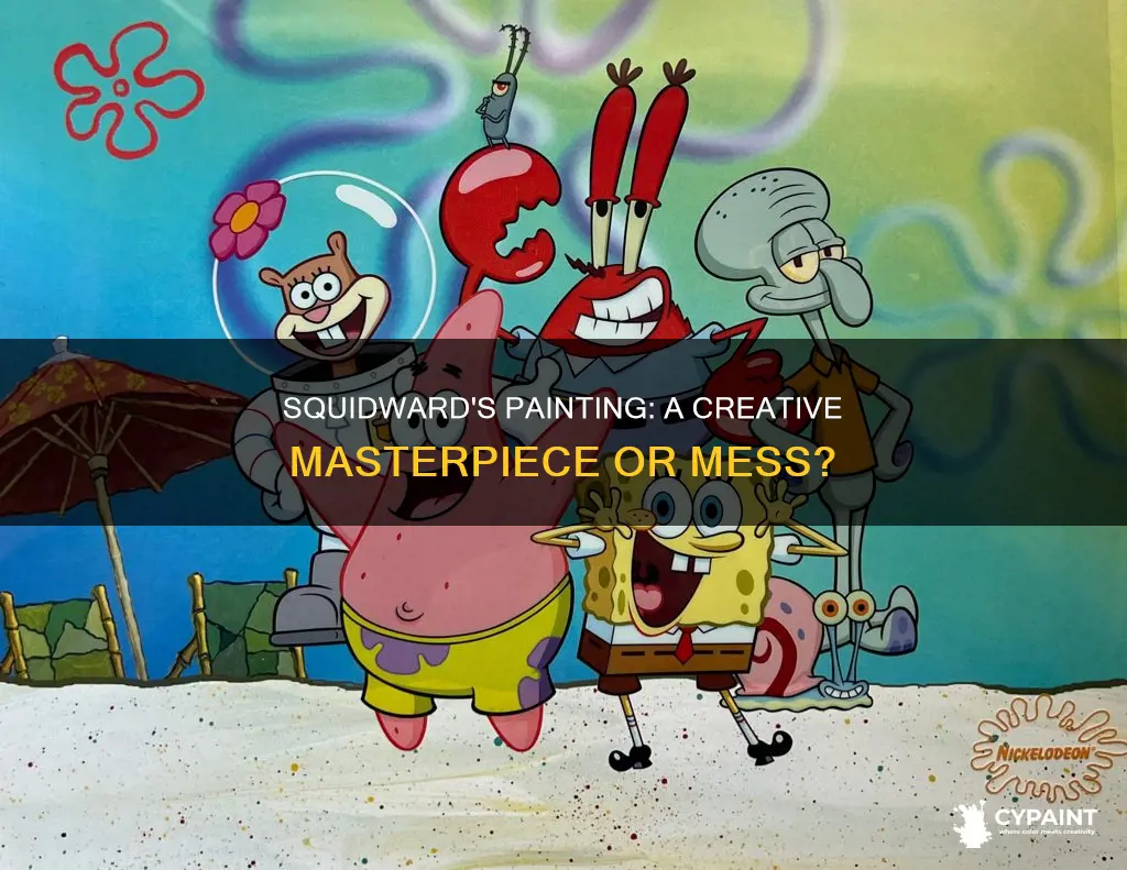 Squidward's Painting: A Creative Masterpiece Or Mess? | CyPaint