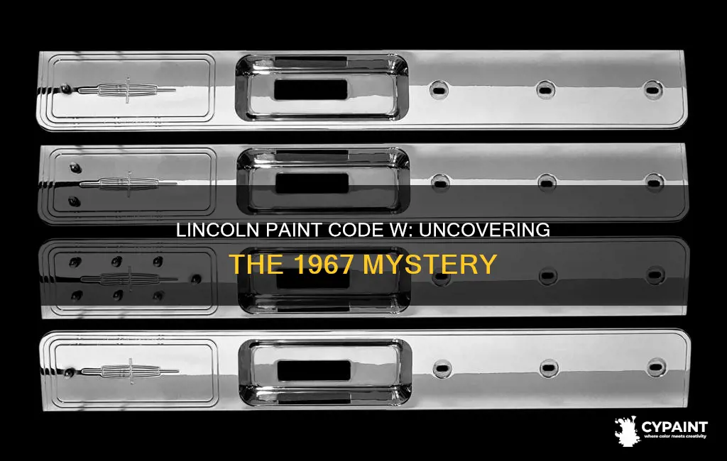 Lincoln Paint Code W: Uncovering The 1967 Mystery | CyPaint