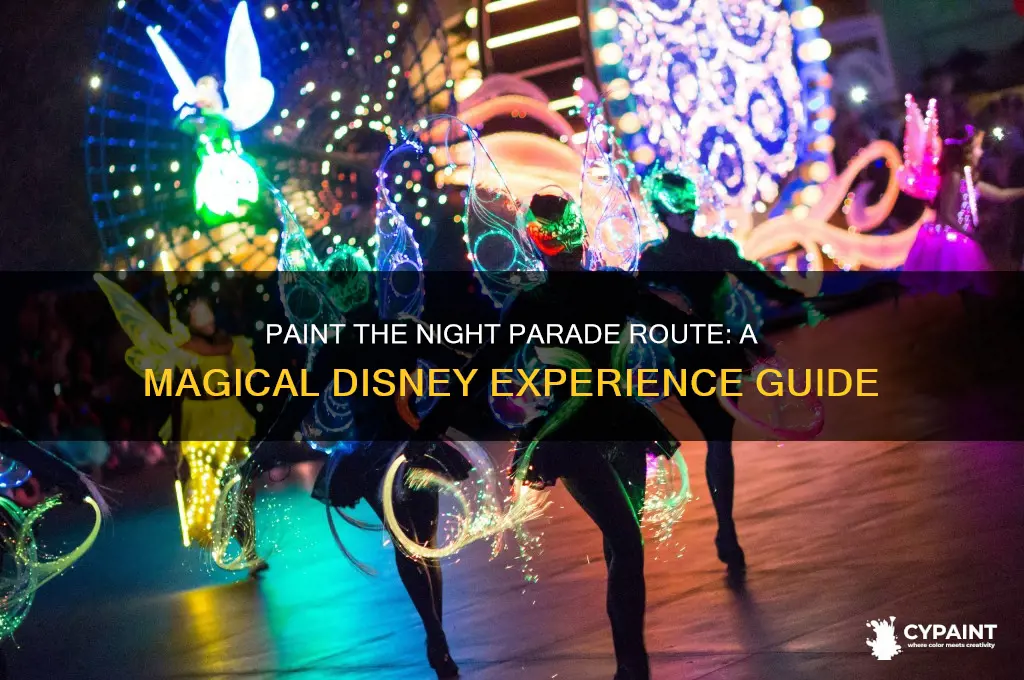 Paint The Night Parade Route: A Magical Disney Experience Guide | CyPaint