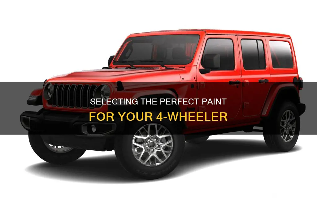 Selecting The Perfect Paint For Your 4-Wheeler | CyPaint