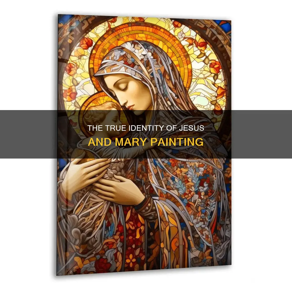 The True Identity Of Jesus And Mary Painting | CyPaint