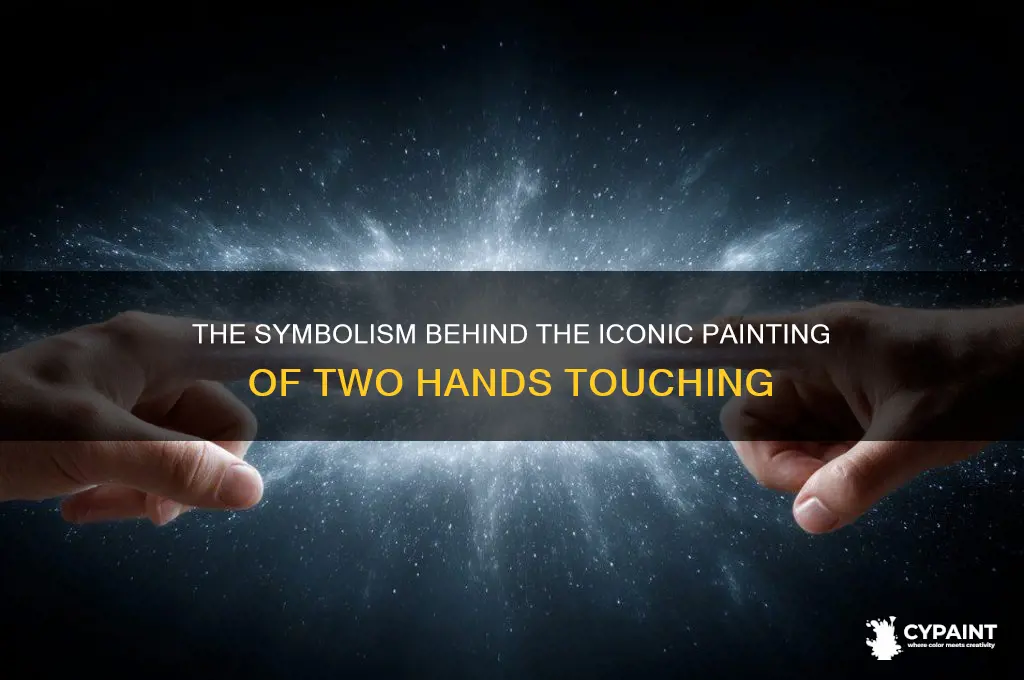 The Symbolism Behind The Iconic Painting Of Two Hands Touching | CyPaint