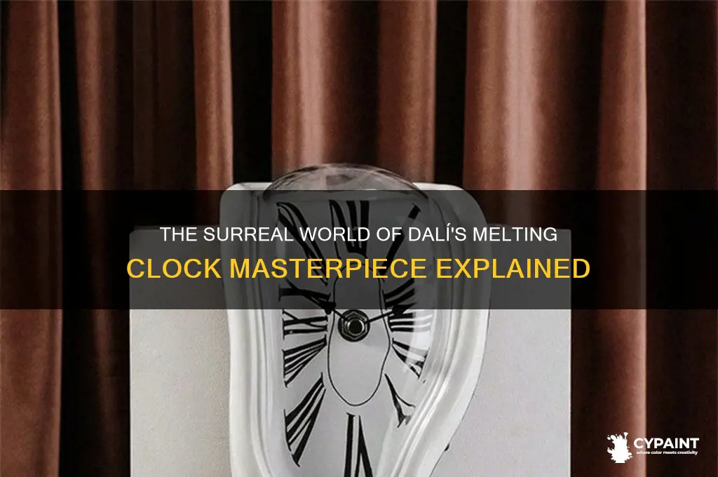 The Surreal World Of Dalí's Melting Clock Masterpiece Explained | CyPaint