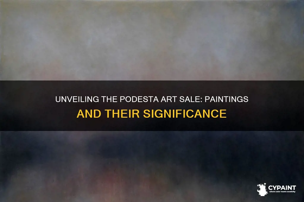 Unveiling The Podesta Art Sale: Paintings And Their Significance | CyPaint