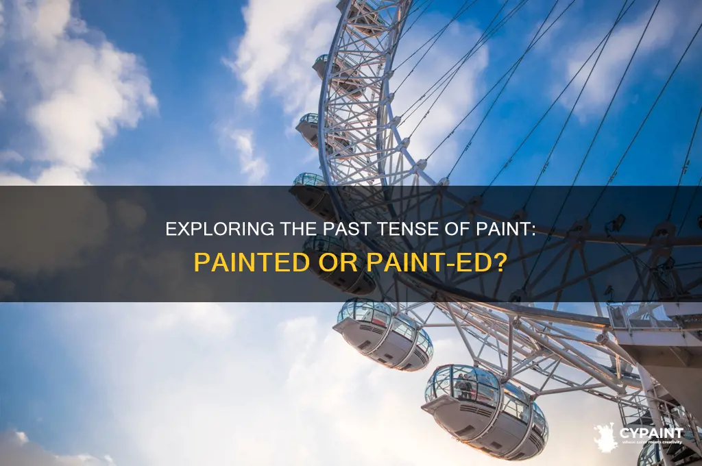 Exploring The Past Tense Of Paint: Painted Or Paint-Ed? | CyPaint