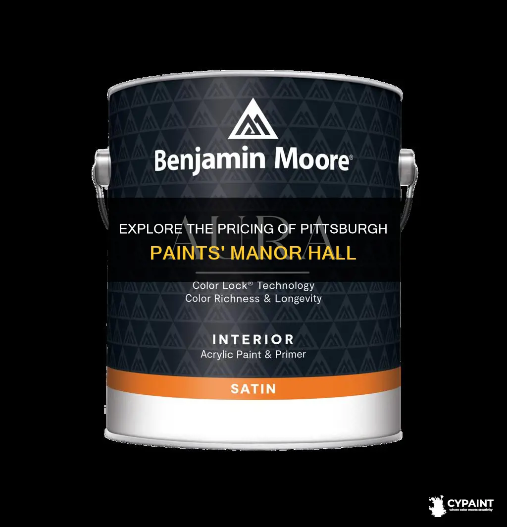 Explore The Pricing Of Pittsburgh Paints' Manor Hall | CyPaint