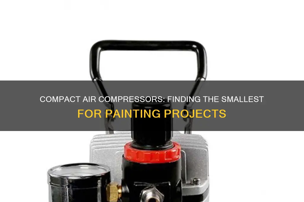 Compact Air Compressors: Finding The Smallest For Painting Projects ...