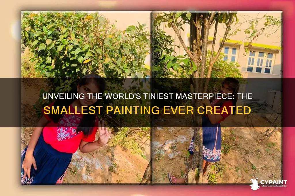 Unveiling The World's Tiniest Masterpiece: The Smallest Painting Ever ...