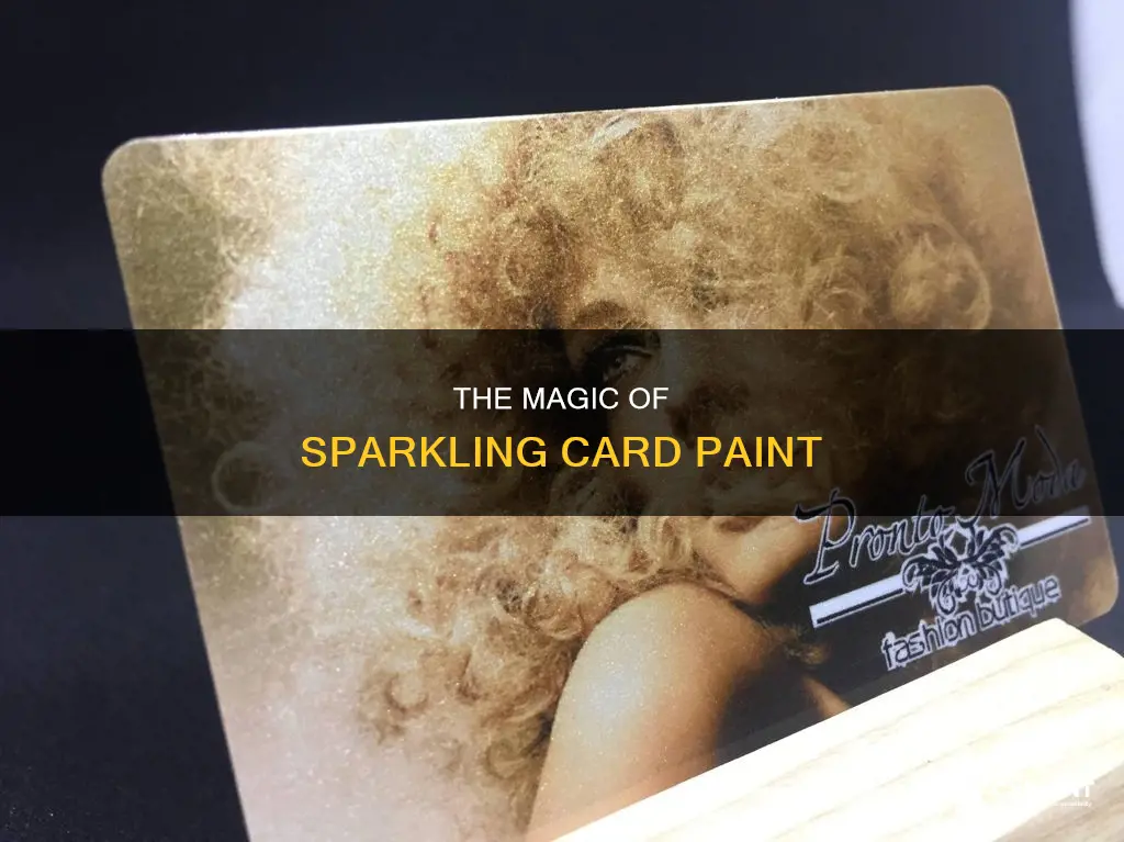 The Magic Of Sparkling Card Paint | CyPaint