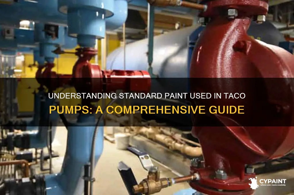 Understanding Standard Paint Used In Taco Pumps: A Comprehensive Guide ...