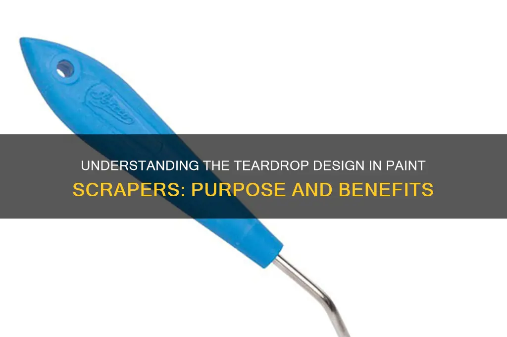 Understanding The Teardrop Design In Paint Scrapers: Purpose And ...