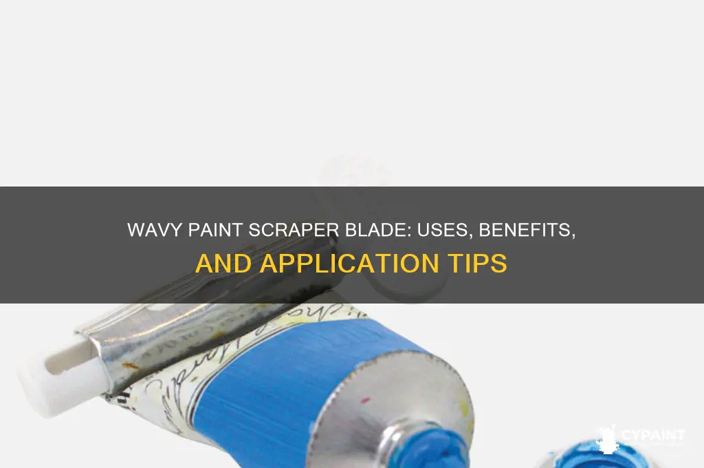 Wavy Paint Scraper Blade: Uses, Benefits, And Application Tips | CyPaint