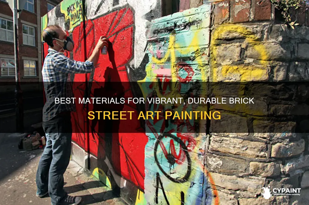 Best Materials For Vibrant, Durable Brick Street Art Painting | CyPaint