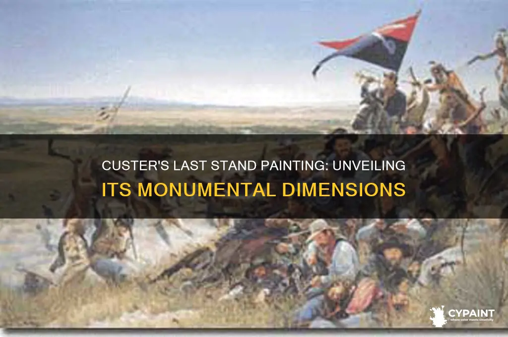 Custer's Last Stand Painting: Unveiling Its Monumental Dimensions | CyPaint
