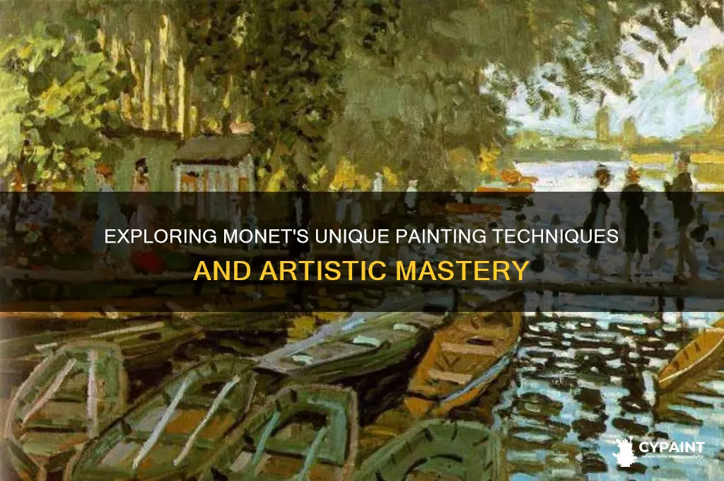 Exploring Monet's Unique Painting Techniques And Artistic Mastery | CyPaint