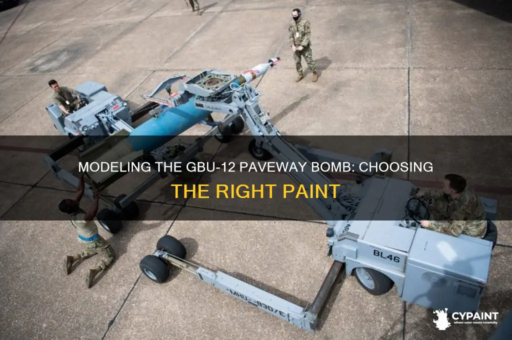 Modeling The Gbu-12 Paveway Bomb: Choosing The Right Paint | CyPaint