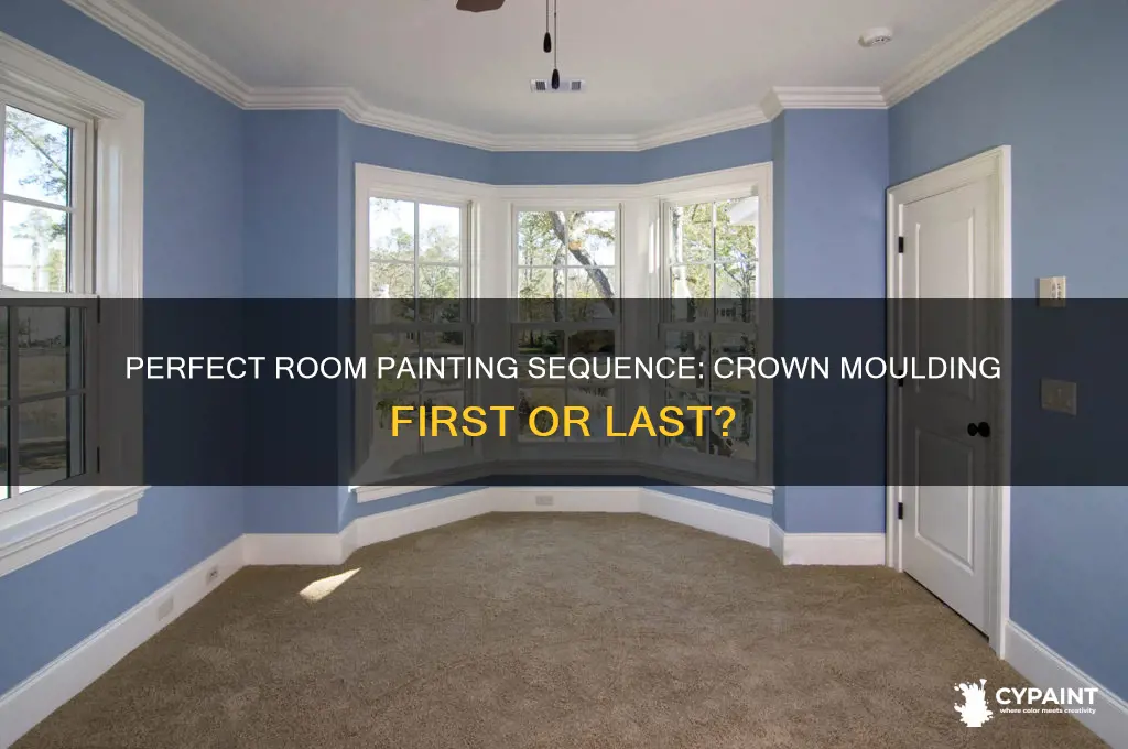 Perfect Room Painting Sequence: Crown Moulding First Or Last? | CyPaint