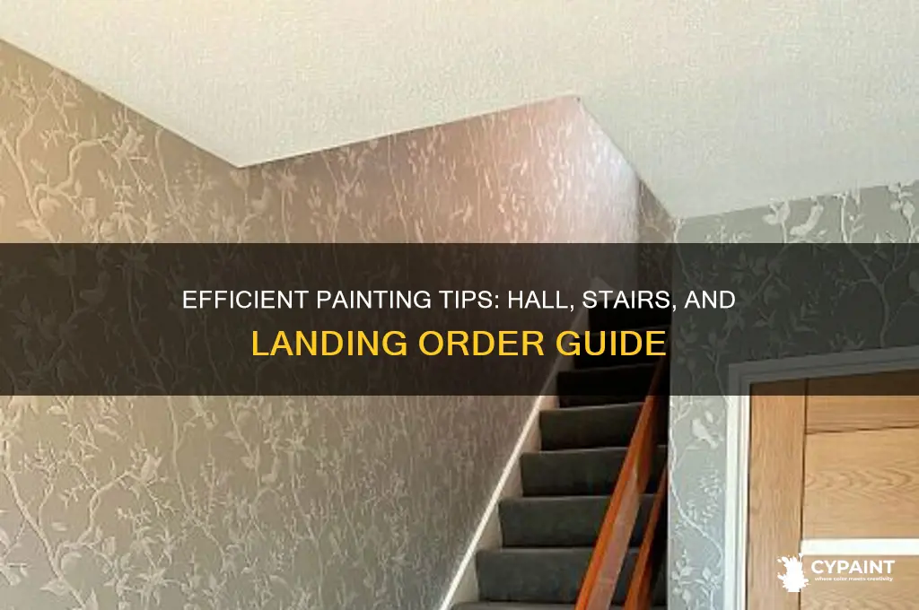 Efficient Painting Tips: Hall, Stairs, And Landing Order Guide | CyPaint