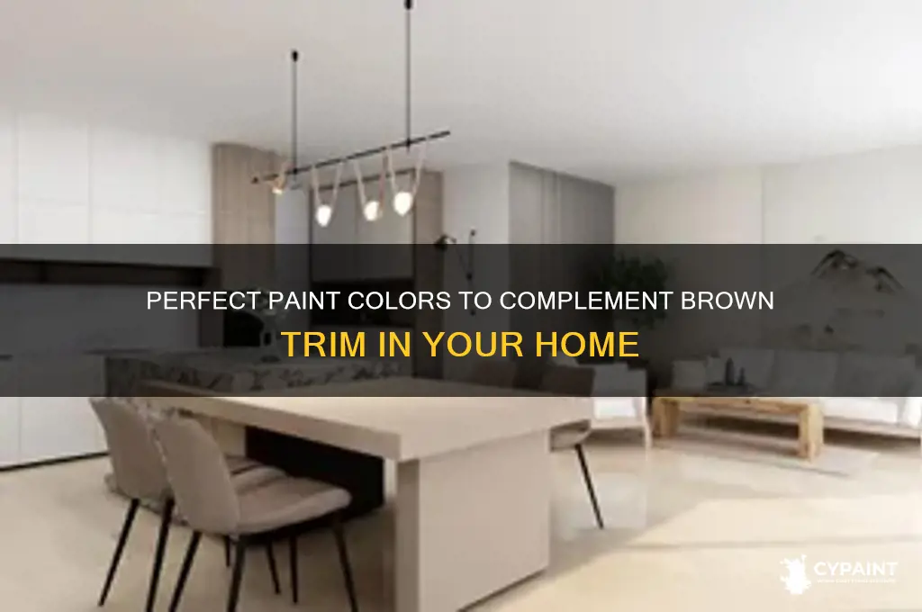 Perfect Paint Colors To Complement Brown Trim In Your Home | CyPaint