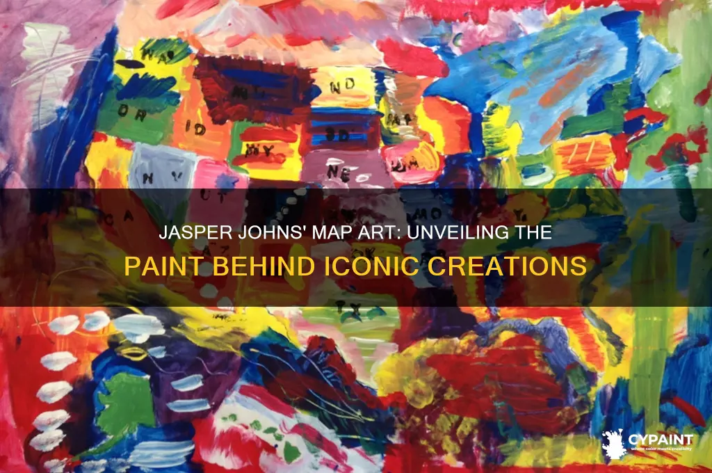 Jasper Johns' Map Art: Unveiling The Paint Behind Iconic Creations ...
