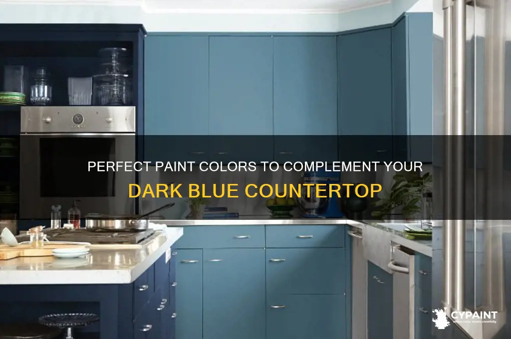 Perfect Paint Colors To Complement Your Dark Blue Countertop | CyPaint