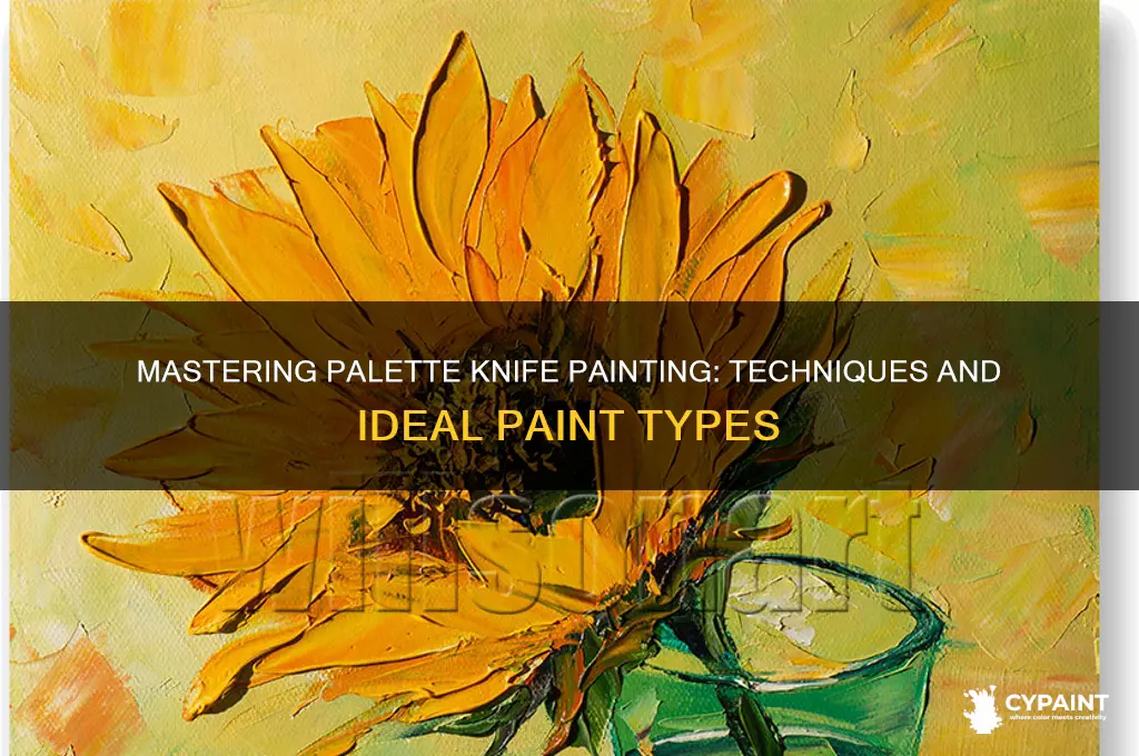 Mastering Palette Knife Painting: Techniques And Ideal Paint Types ...