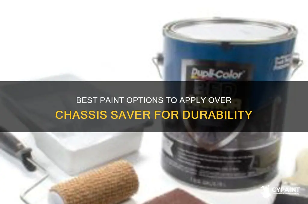 Best Paint Options To Apply Over Chassis Saver For Durability | CyPaint