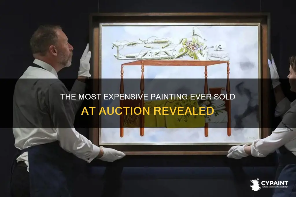 The Most Expensive Painting Ever Sold At Auction Revealed | CyPaint
