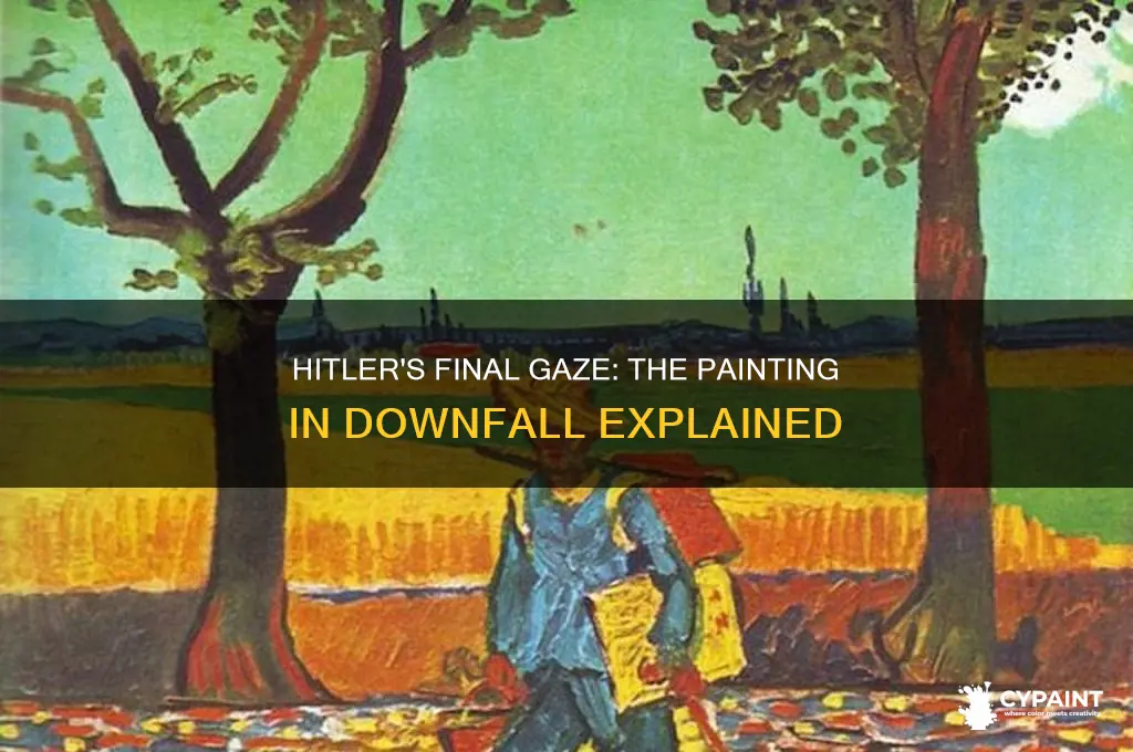 Hitler's Final Gaze: The Painting In Downfall Explained | CyPaint