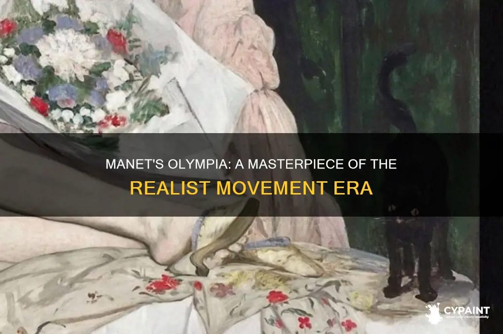 Manet's Olympia: A Masterpiece Of The Realist Movement Era | CyPaint