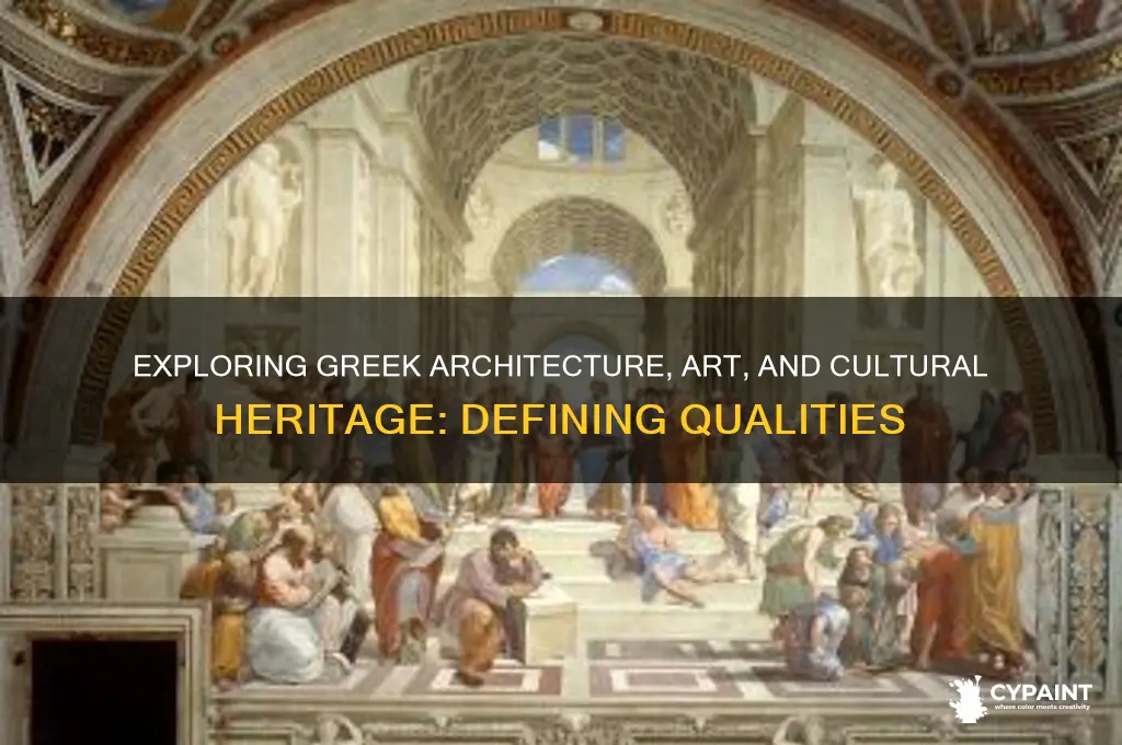 Exploring Greek Architecture, Art, And Cultural Heritage: Defining ...
