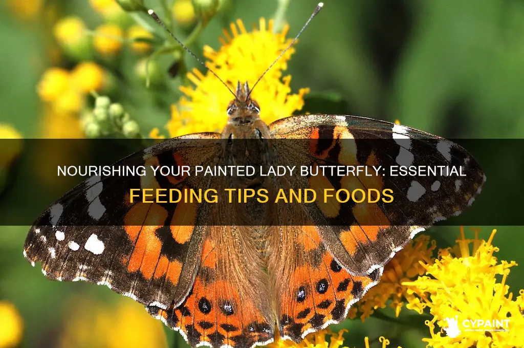Nourishing Your Painted Lady Butterfly: Essential Feeding Tips And ...