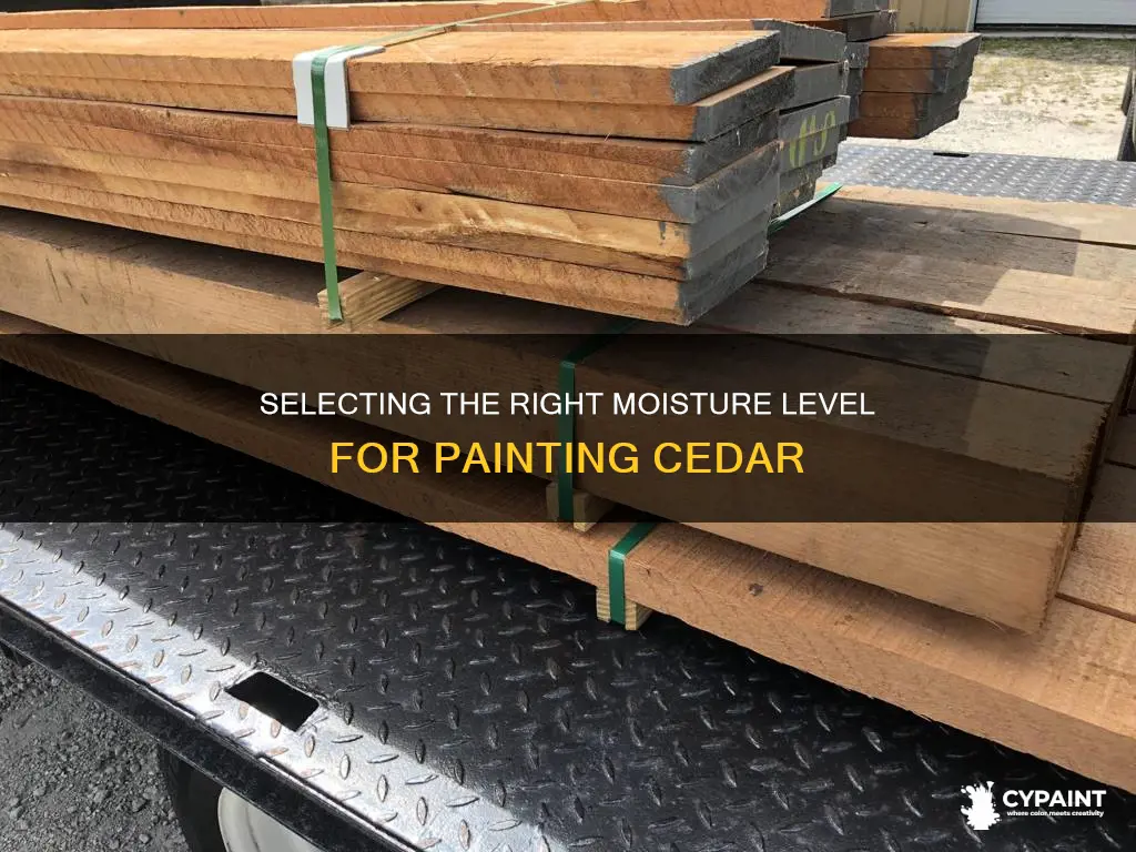 Selecting The Right Moisture Level For Painting Cedar | CyPaint