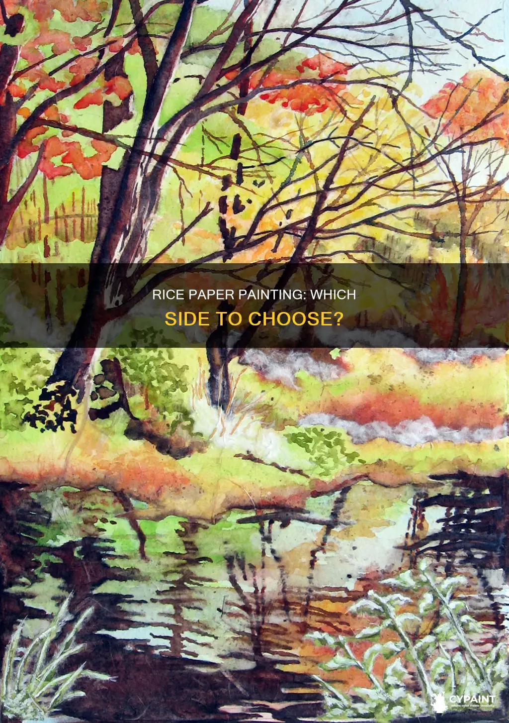 Rice Paper Painting: Which Side To Choose? | CyPaint