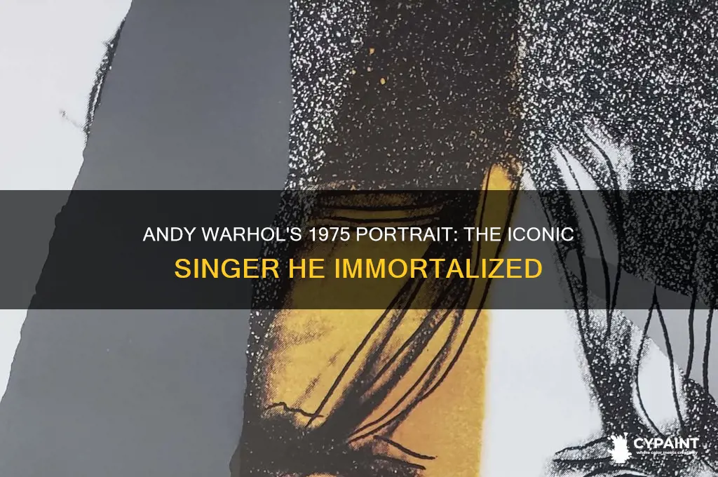 Andy Warhol's 1975 Portrait: The Iconic Singer He Immortalized | CyPaint