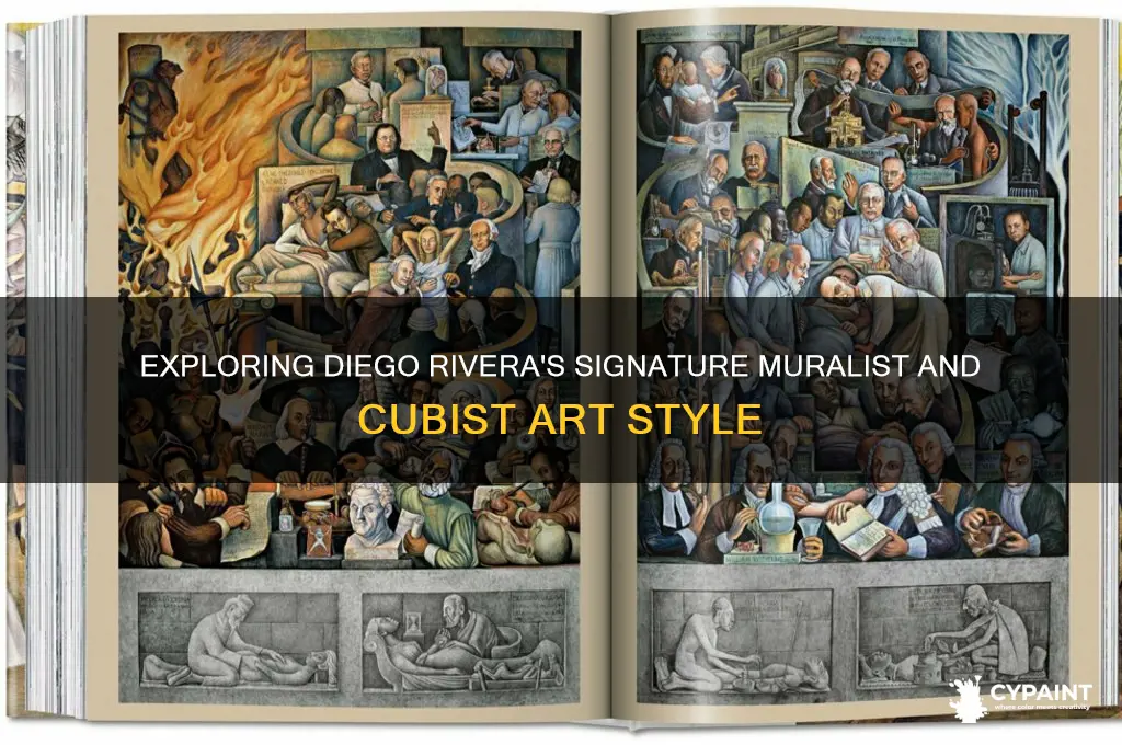 Exploring Diego Rivera's Signature Muralist And Cubist Art Style | CyPaint