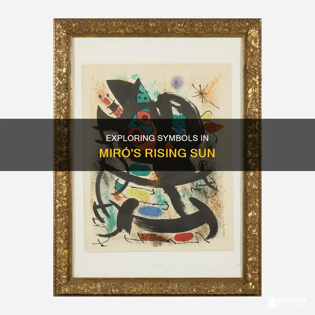 Exploring Symbols In Miró's Rising Sun | CyPaint